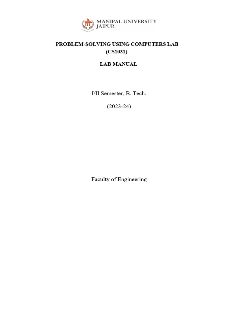 PSUC - Lab - List of Experiments - 2023-24 - N | PDF | Matrix (Mathematics) | Numbers