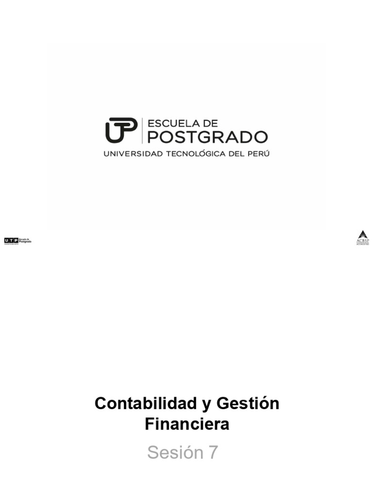 Presentación Sétima Sesión - CGF | PDF | Estado de resultados | Impuestos