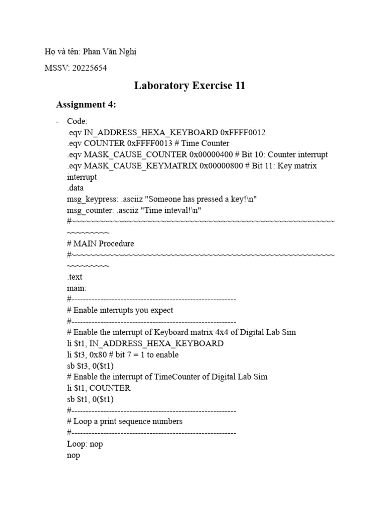 PhanVanNghi w13 | PDF | Office Equipment | Computer Programming