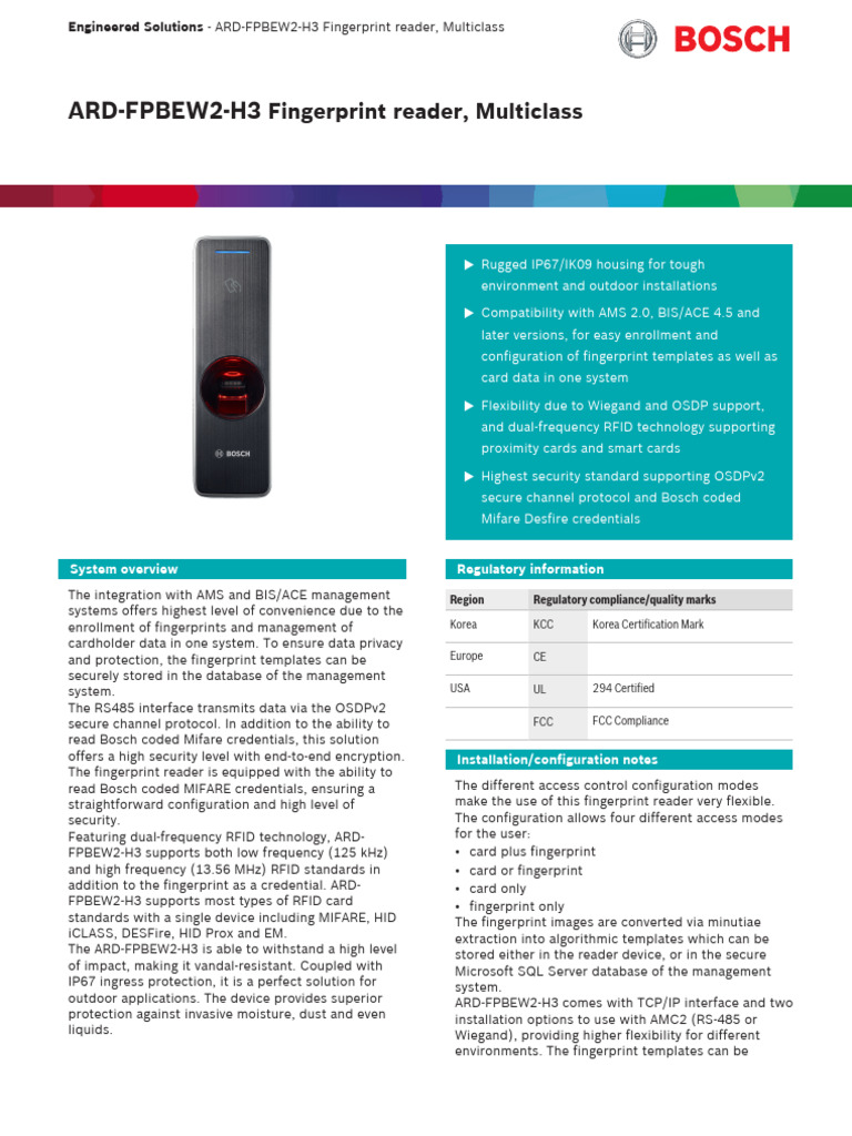 ARD FPBEW2 H3 Data Sheet enUS 97121132299 | PDF | Radio Frequency ...