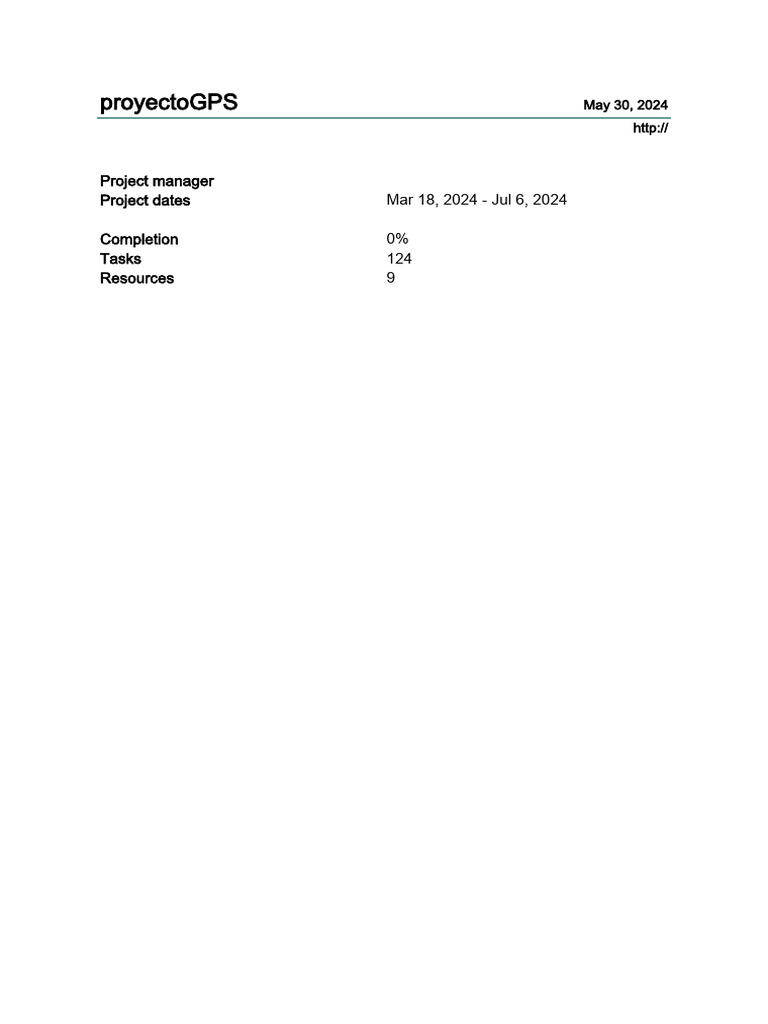 Planificación Completa Proyecto GPS | PDF | Software | Lenguaje de modelado unificado