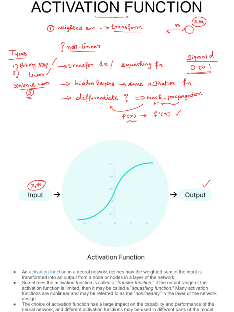 Unit 5 Activation Function | Download Free PDF | Artificial Neural Network | Algorithms