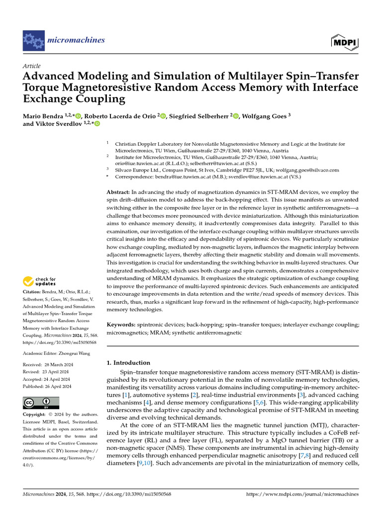 Advanced Modeling and Simulation of Multilayer Spi | PDF | Finite Element Method | Magnetism