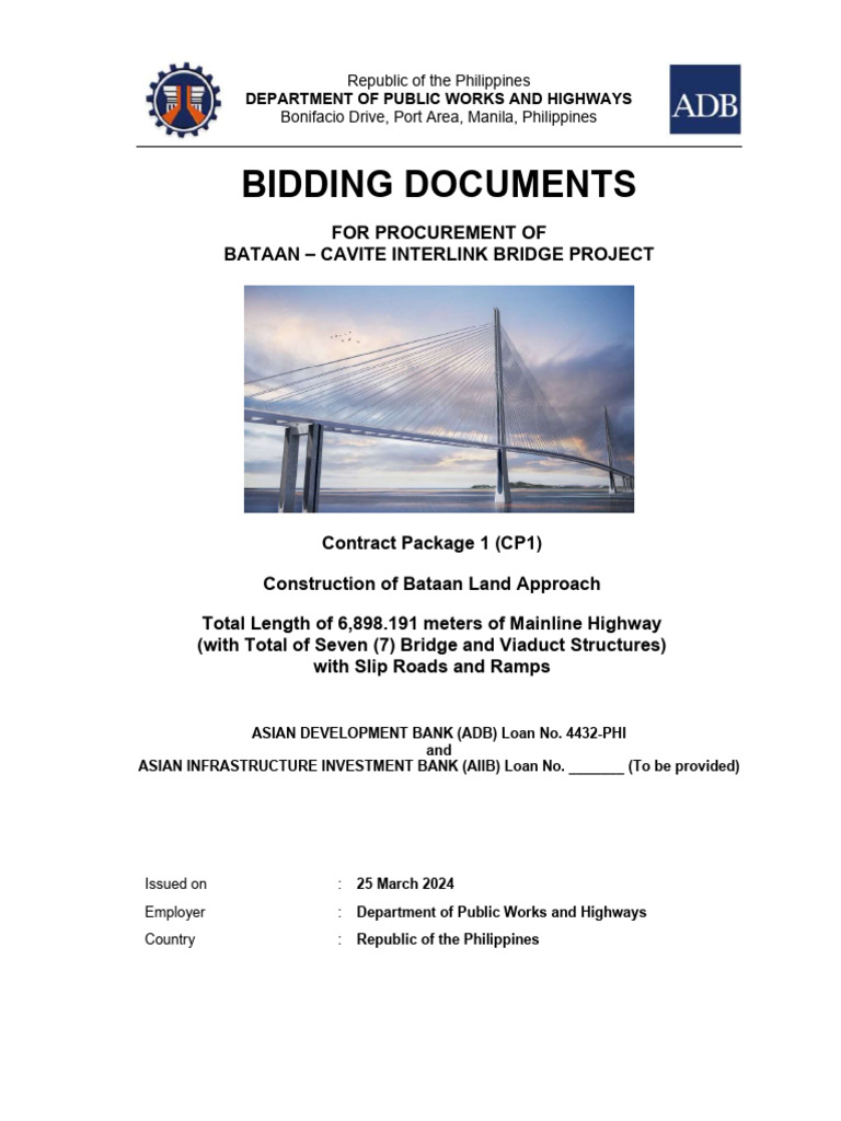 Bidding Documents | Download Free PDF | Joint Venture | Asian Development Bank