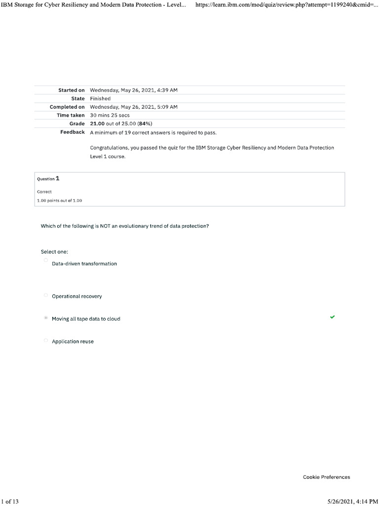 Wednesday, May 26, 2021, AM: Points | Download Free PDF | Backup | Computer Data Storage