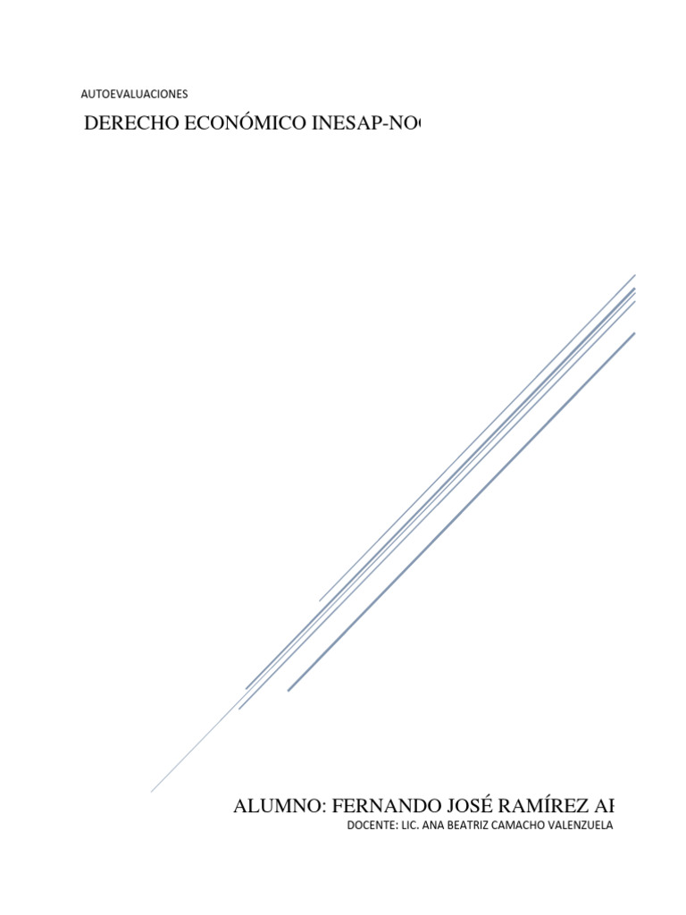 DERECHO ECONOMICO TAREA Autoevaluaciones | PDF | Capitalismo | México DERECHO ECONOMICO TAREA Autoevaluaciones | PDF | Capitalismo | México