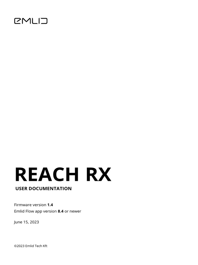 Reach RX User Documentation | Download Free PDF | Android (Operating System) | Surveying
