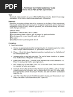 Germination Testing Procedures Guide | PDF | Seed | Germination
