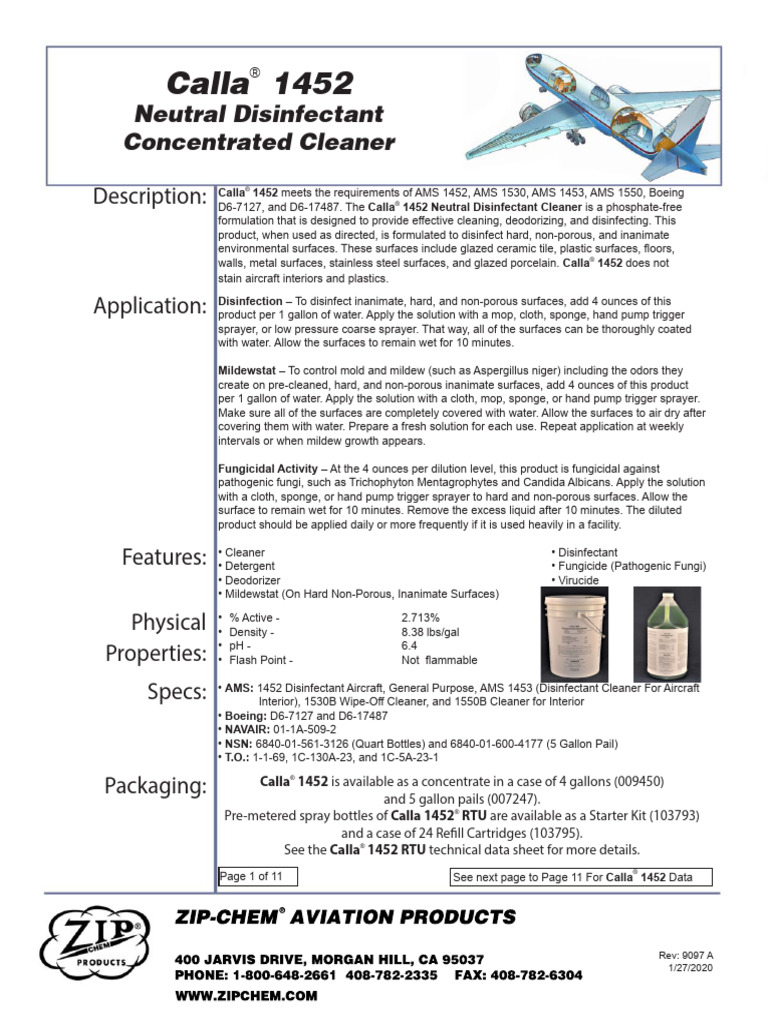 Calla 1452-Rev9097A | PDF | Influenza | Virus