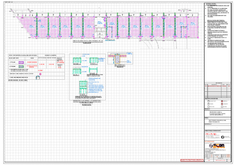 A1624 - Shuttering Drawing For First Floor Lvl. | PDF