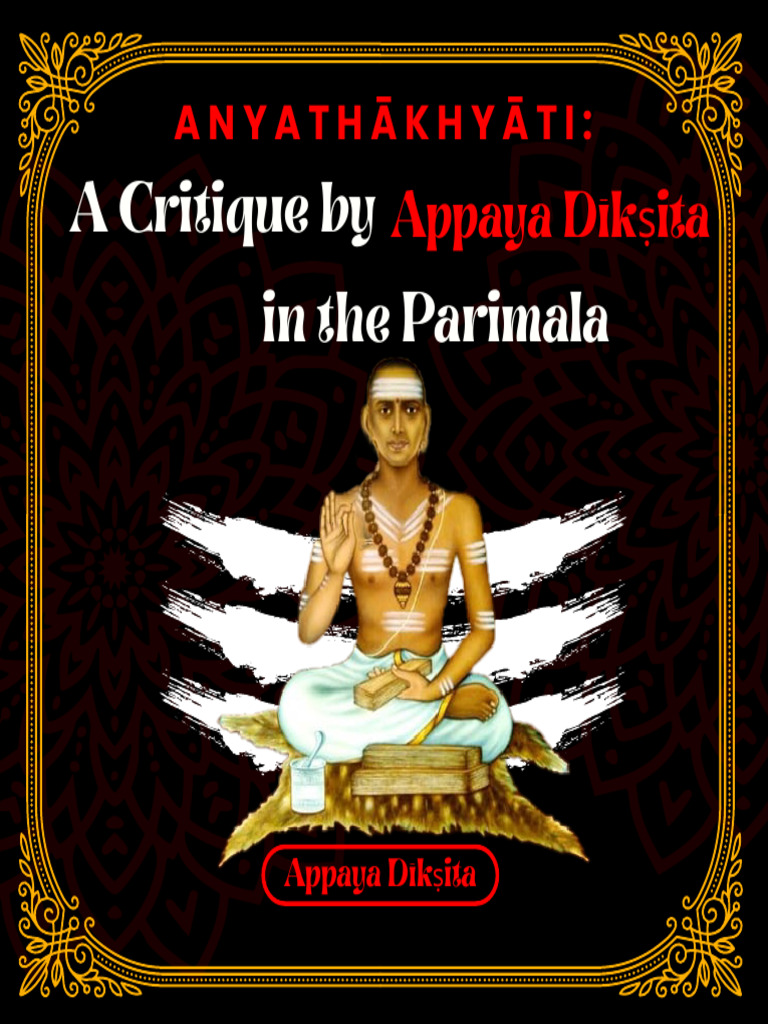 Appayya Dikshita | PDF | Perception | Occam's Razor