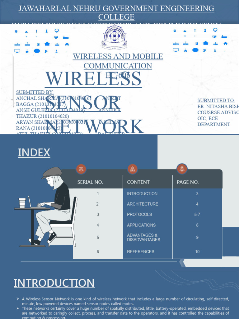 Wireless Seminar | Download Free PDF | Wireless Sensor Network | Computer Network