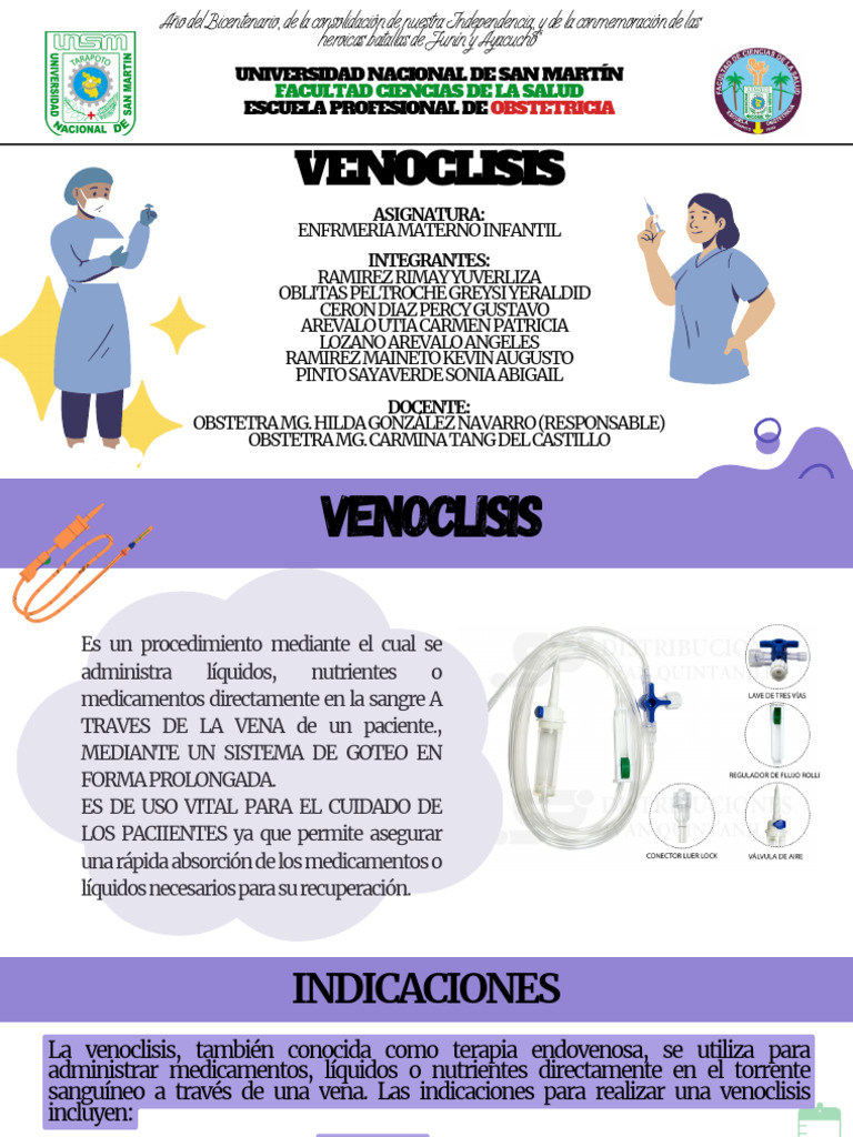 VENOCLISIS | PDF | Terapia intravenosa | Medicina