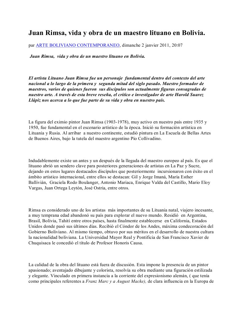 Juan Rimsa | PDF