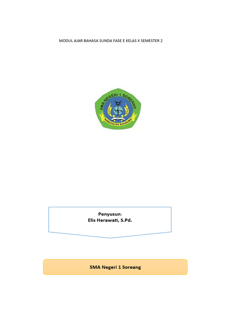Ma - B. Sunda - Kelas 10. SMT 2 - Elis | PDF
