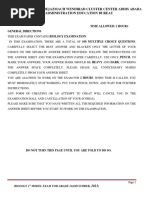 Grade 12 Biology Model Exam | PDF | Nucleic Acids | Bacteria