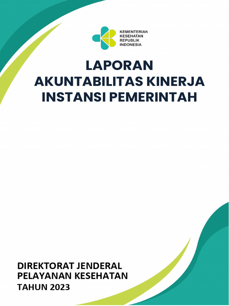 LAKIP Ditjen Yankes Tahun 2023 - Final | PDF