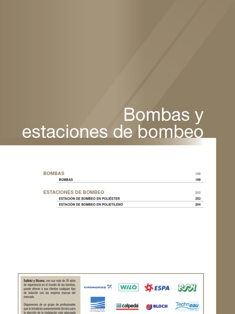 09-Bombas y Estaciones de Bombeo | PDF | Bomba | Caldera