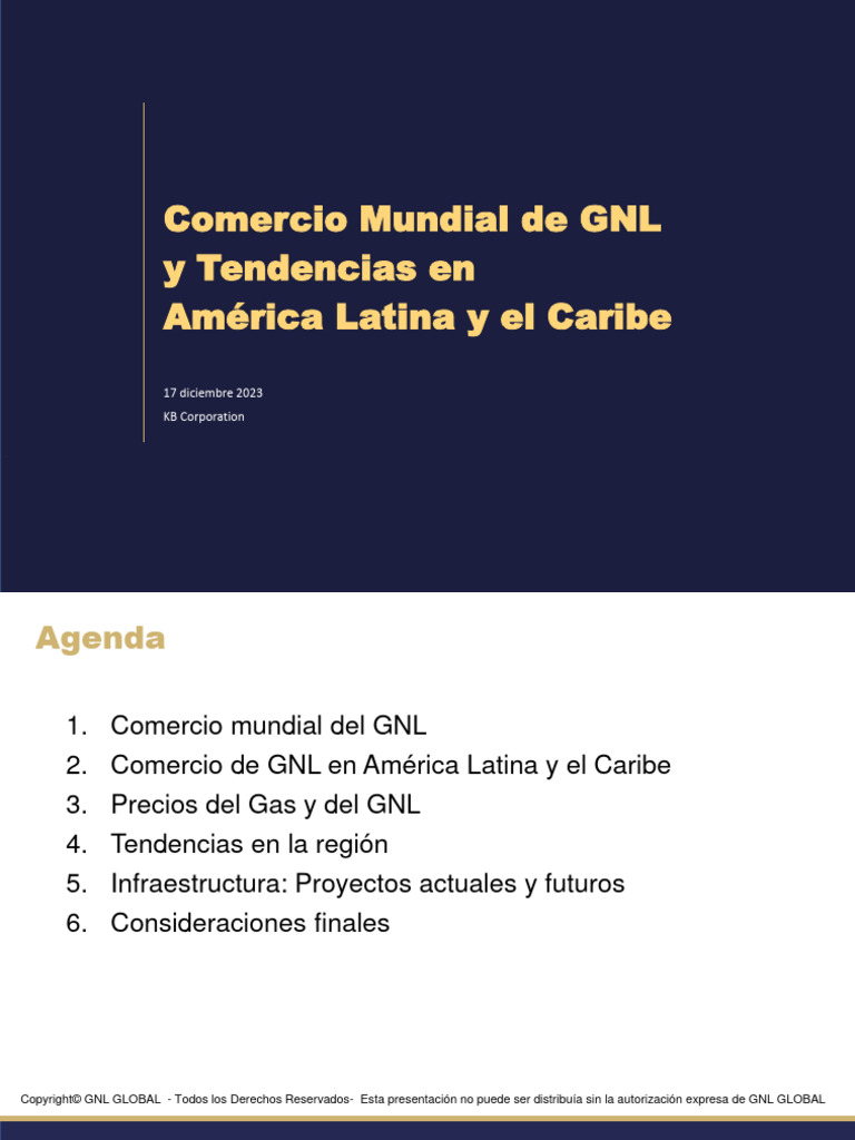 Tendencias Del Comercio Del GNL | PDF | Gas natural licuado | Economias