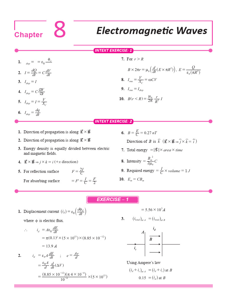Electromagnetic Waves S Pdf Waves Electromagnetic Radiation