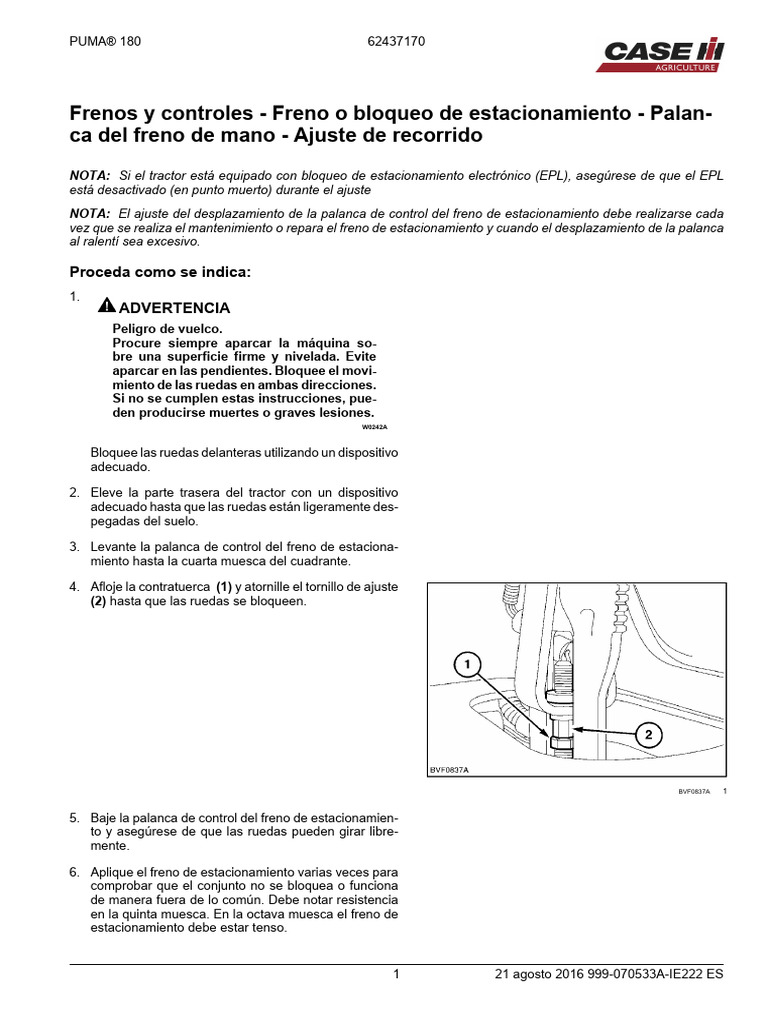 Ajuste Del Freno de Mano | PDF