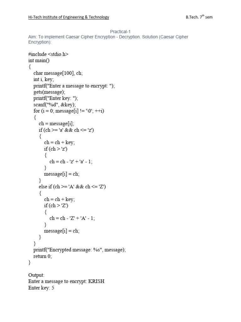 CNS 4TH Year | PDF | Encryption | Cipher