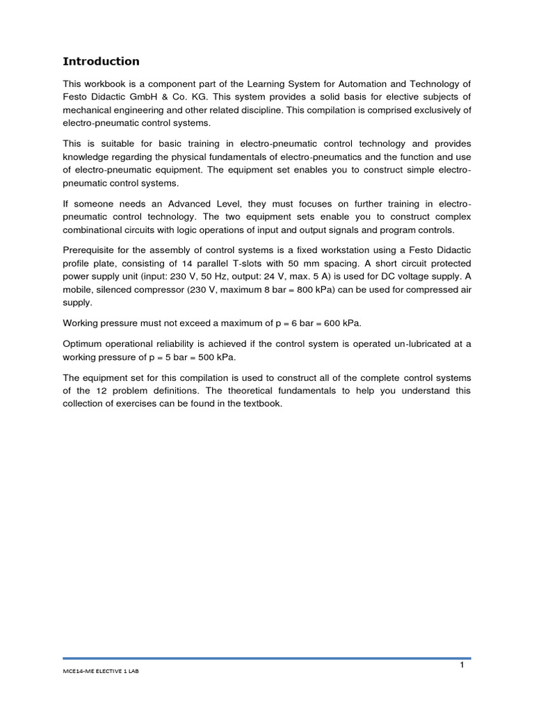 Mce14-Me Elective 1 Lab | PDF | Valve | Actuator