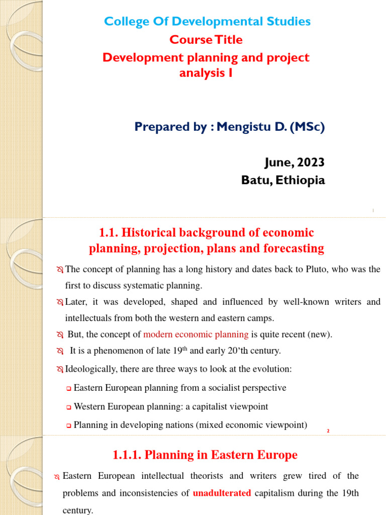 Development Planing (All Chapter) | PDF | Economics | Decision Making