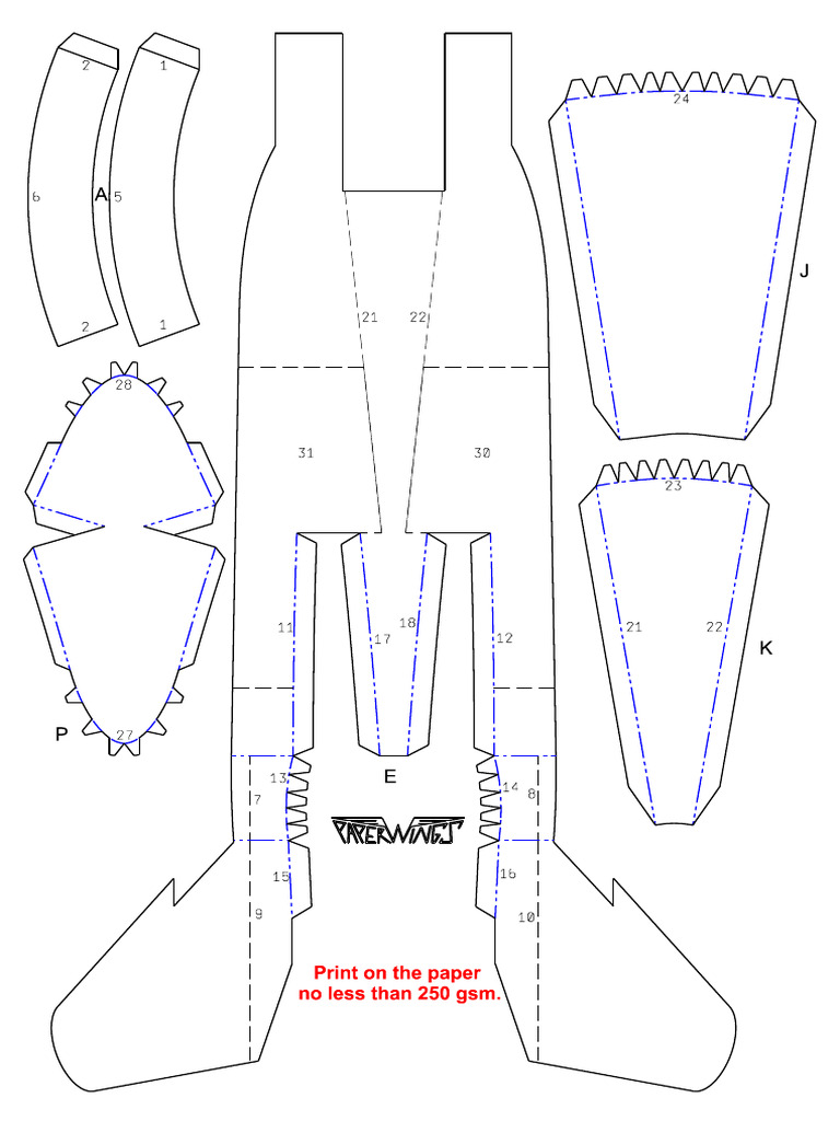 F-15C Flat Pattern | PDF