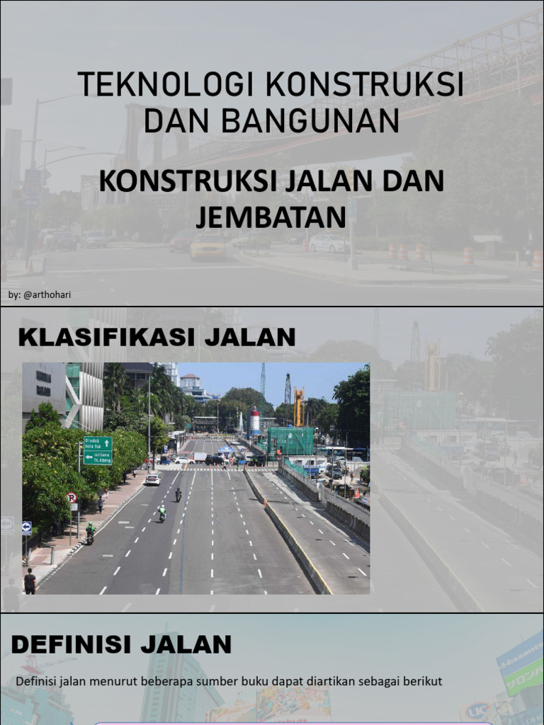 Konstruksi Jalan Dan Jembatan 1 | PDF