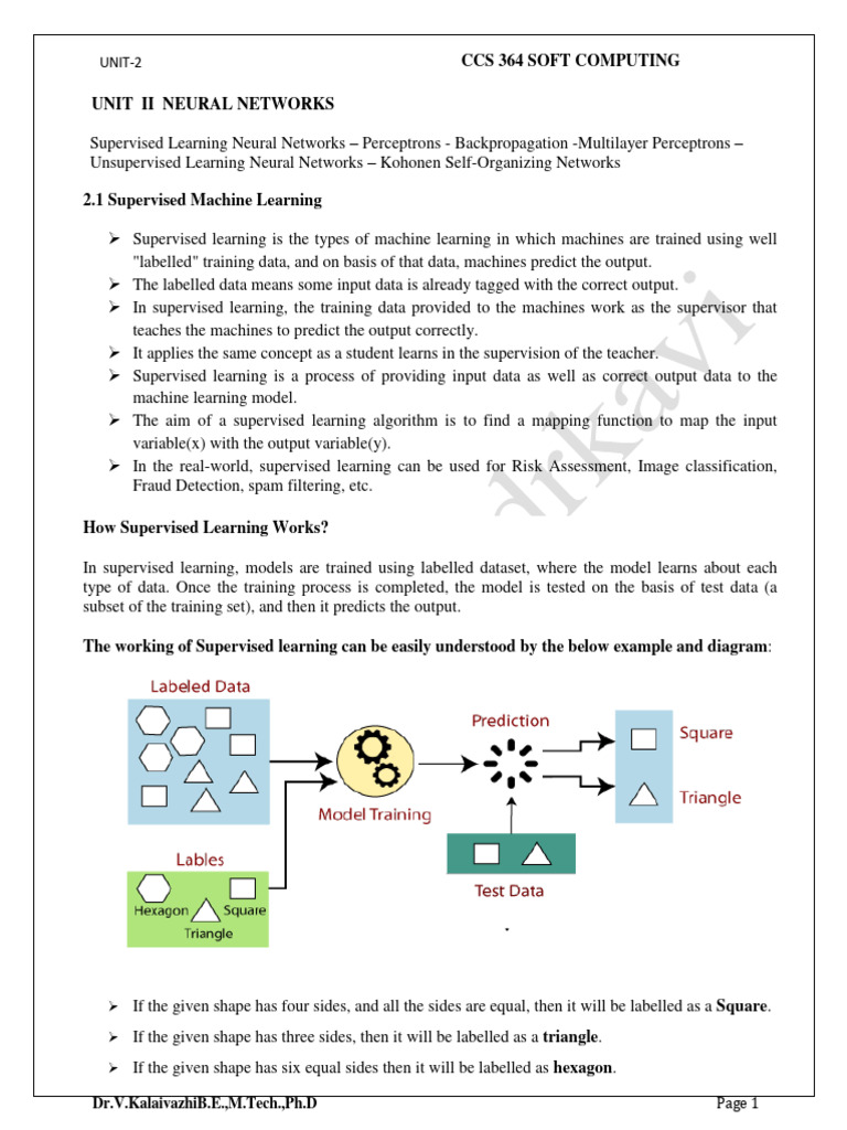 Unit 2 Neural Networks Pdf Artificial Neural Network Cluster Analysis 