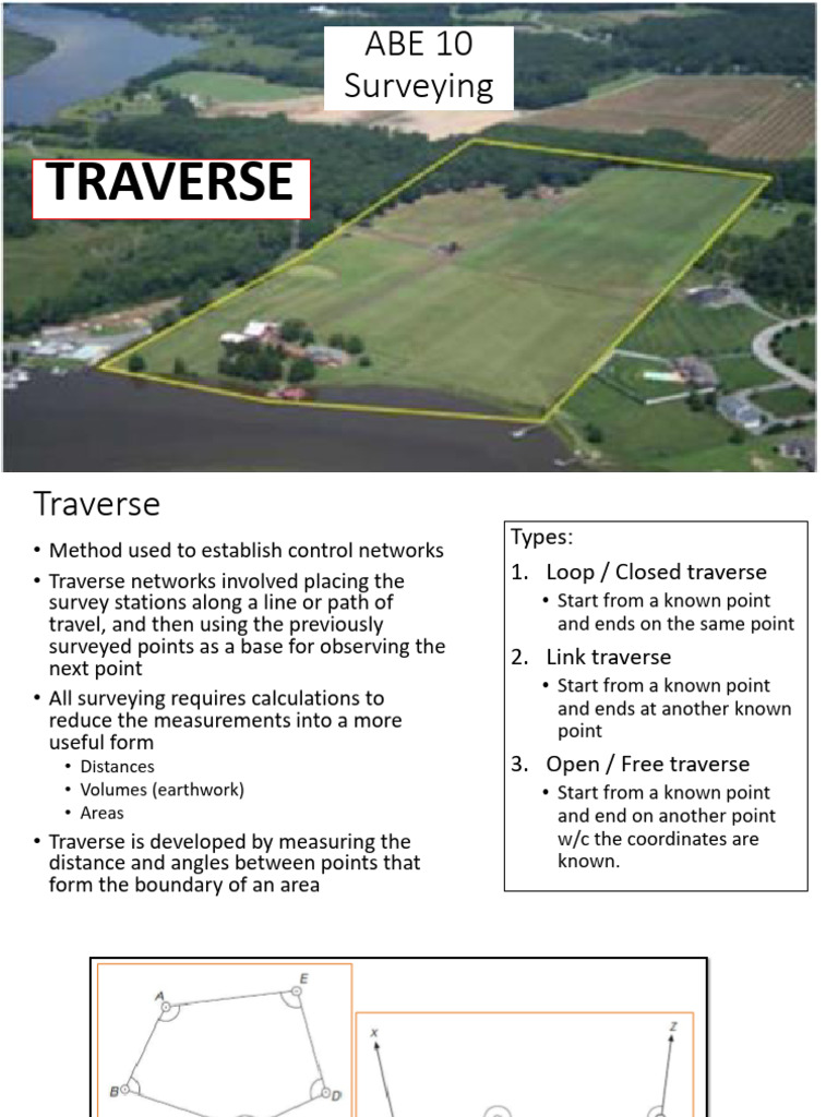 ABE 10 Part 7 Traverse | PDF | Surveying | Azimuth