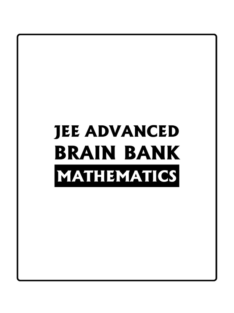 Mathematics - Brain Bank (QNS) | PDF | Numbers | Triangle