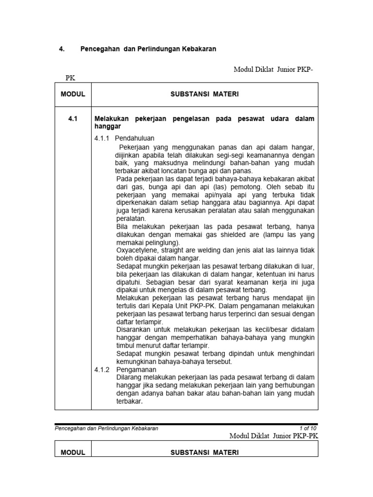 P & P Kebakaran (Junior Modul) | PDF