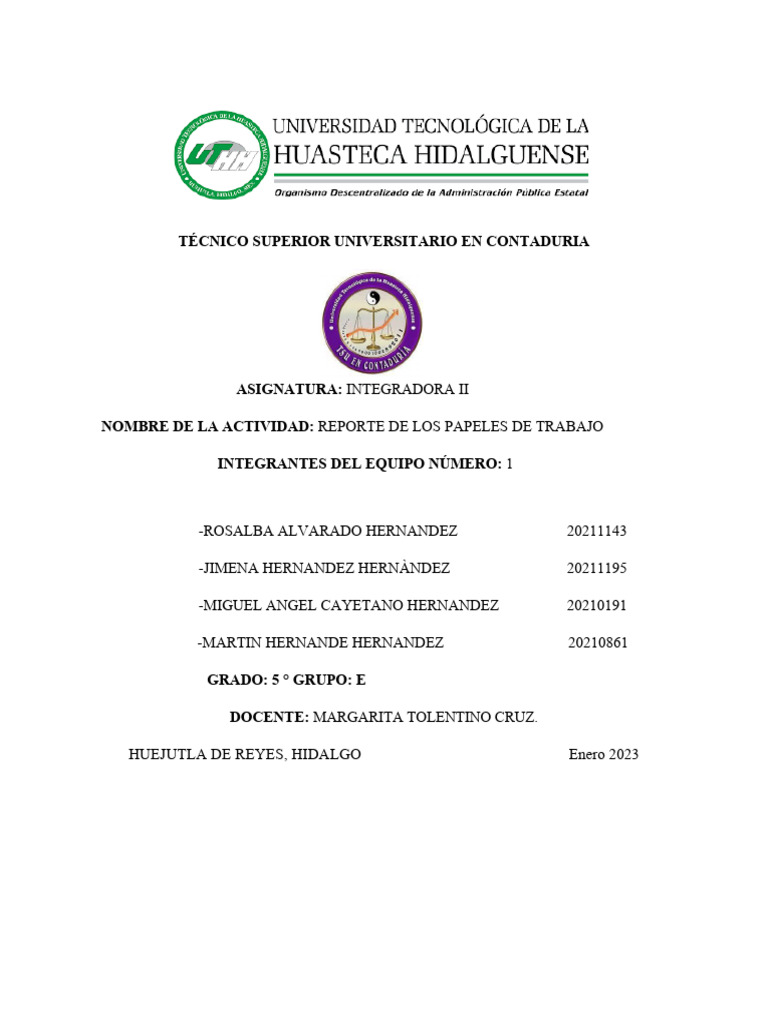 Reporte de Integradora - A2 | PDF | Impuesto sobre la renta | Impuesto al valor agregado