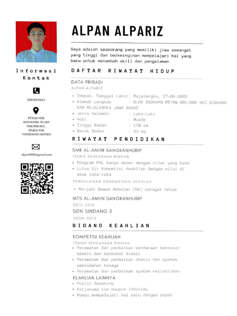 Alpan Alpariz CV (1) - Compressed | PDF