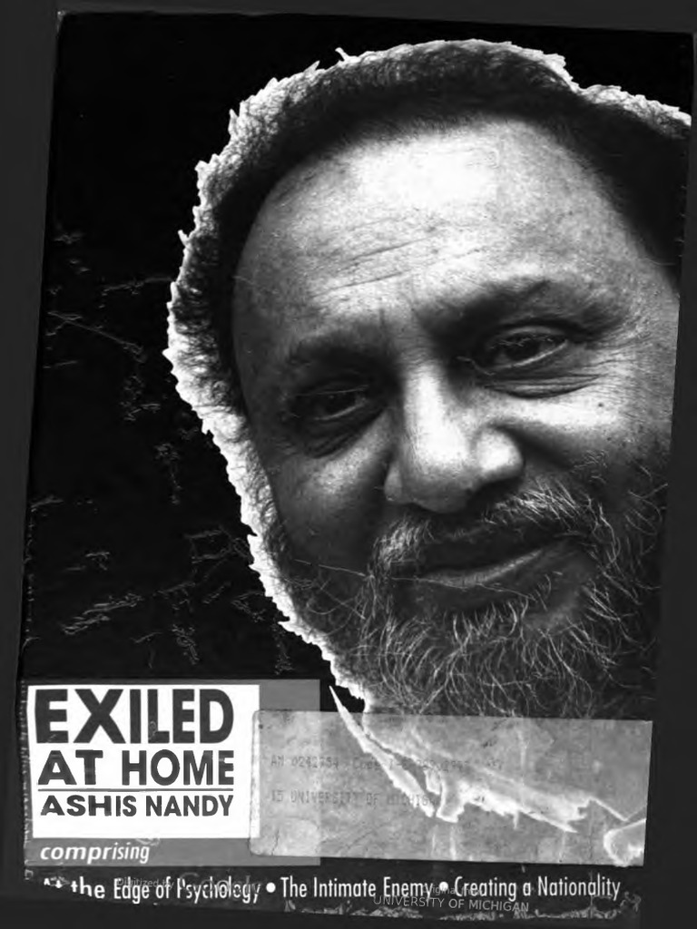 Ashis Nandy - Exiled at Home - Comprising at The Edge of Psychology ...