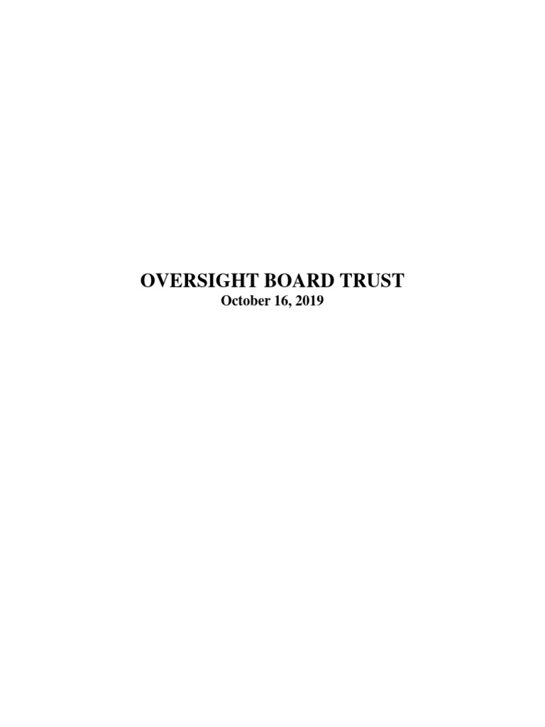 Trust Agreement | Download Free PDF | Trustee | Limited Liability Company