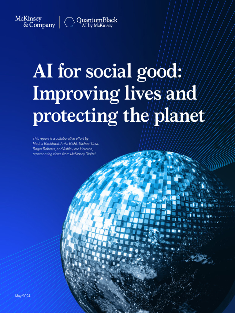 Ai For Social Good Improving Lives and Protecting The Planet v2 | PDF ...