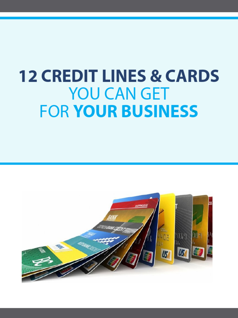 12-Credit Line | PDF | Line Of Credit | Credit Card