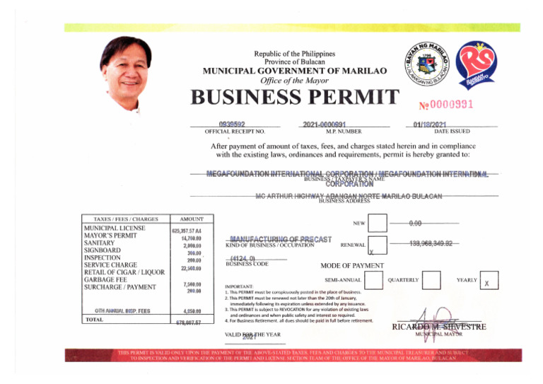Attachment 4. Mayor's Permit | PDF