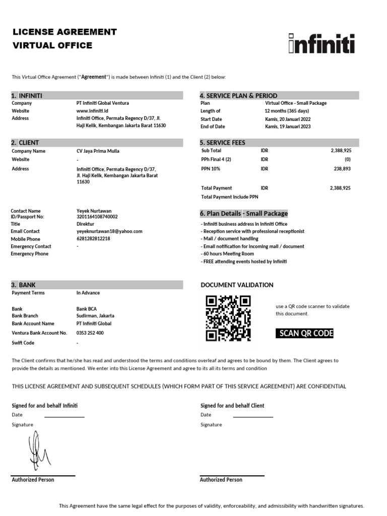 CV Jaya Prima Mulia | Download Free PDF | Indemnity | Indonesian Language