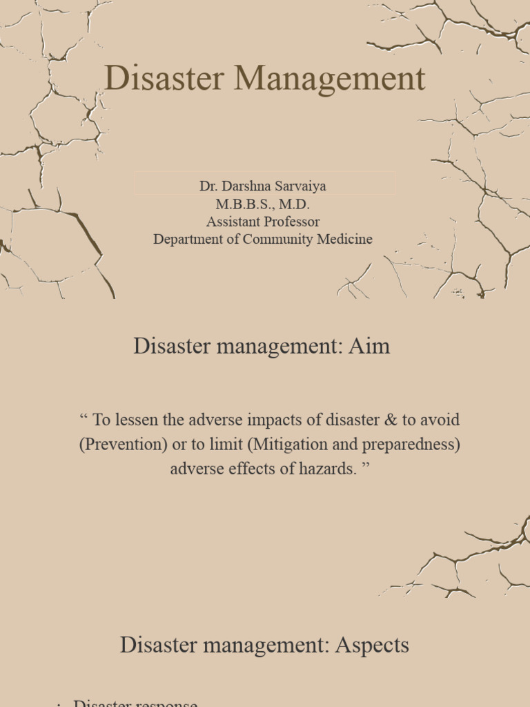 Comprehensive Guide to Disaster Management | PDF | Emergency Management ...