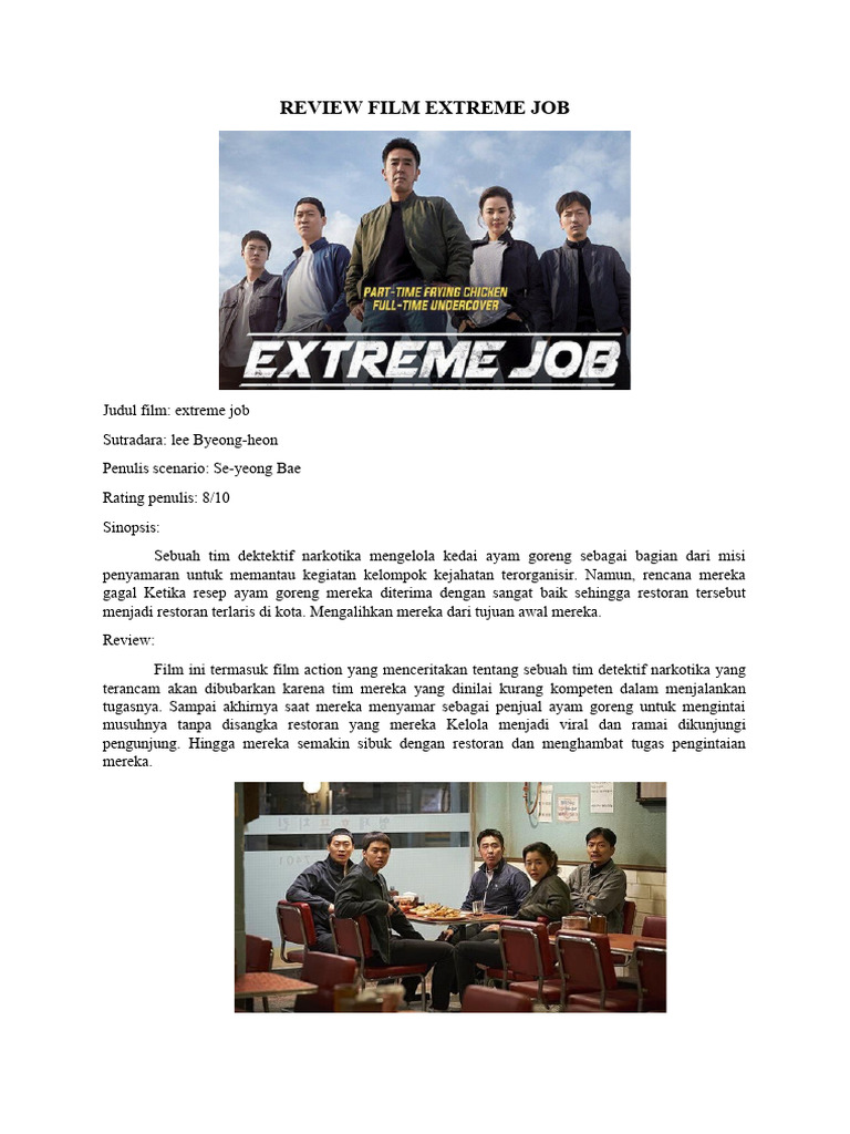 Review Film Extreme Job | PDF