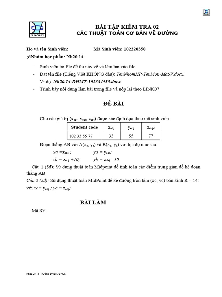 Nh22.14 DHMT BaiKT03 1022220255 | PDF