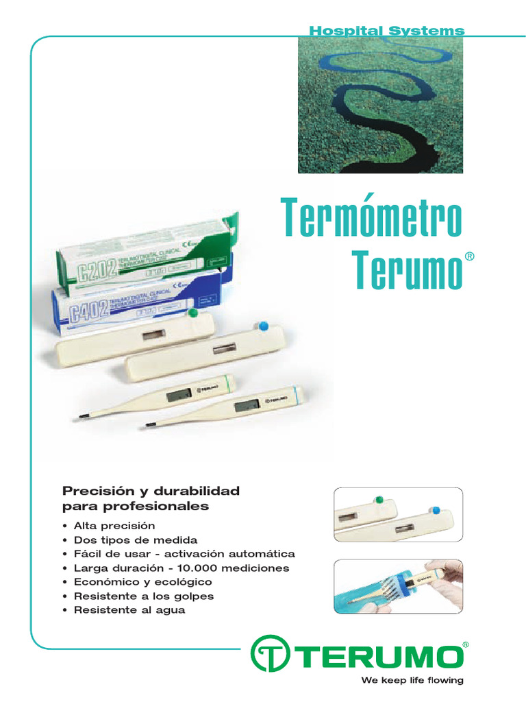 Terumo Termometros Es | PDF | Sensor | Temperatura