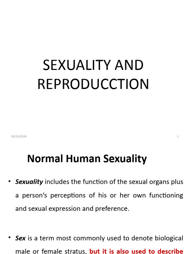 Chapter 19 Sexuality and | PDF | Human Sexuality | Sexual Intercourse