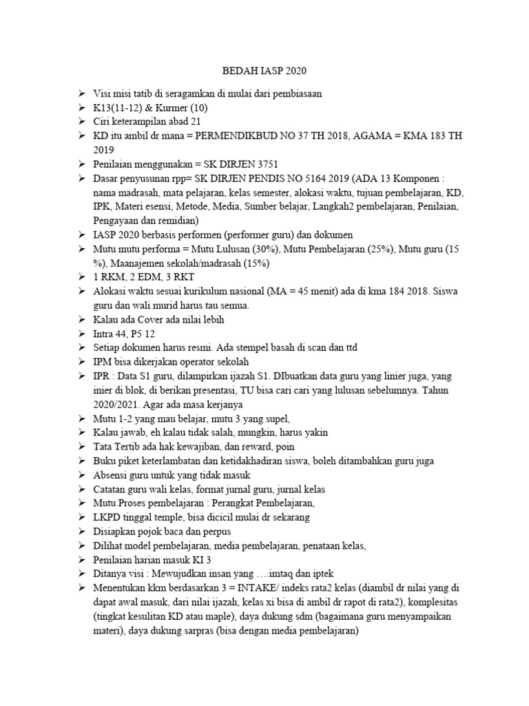 Bedah Iasp 2020 | PDF