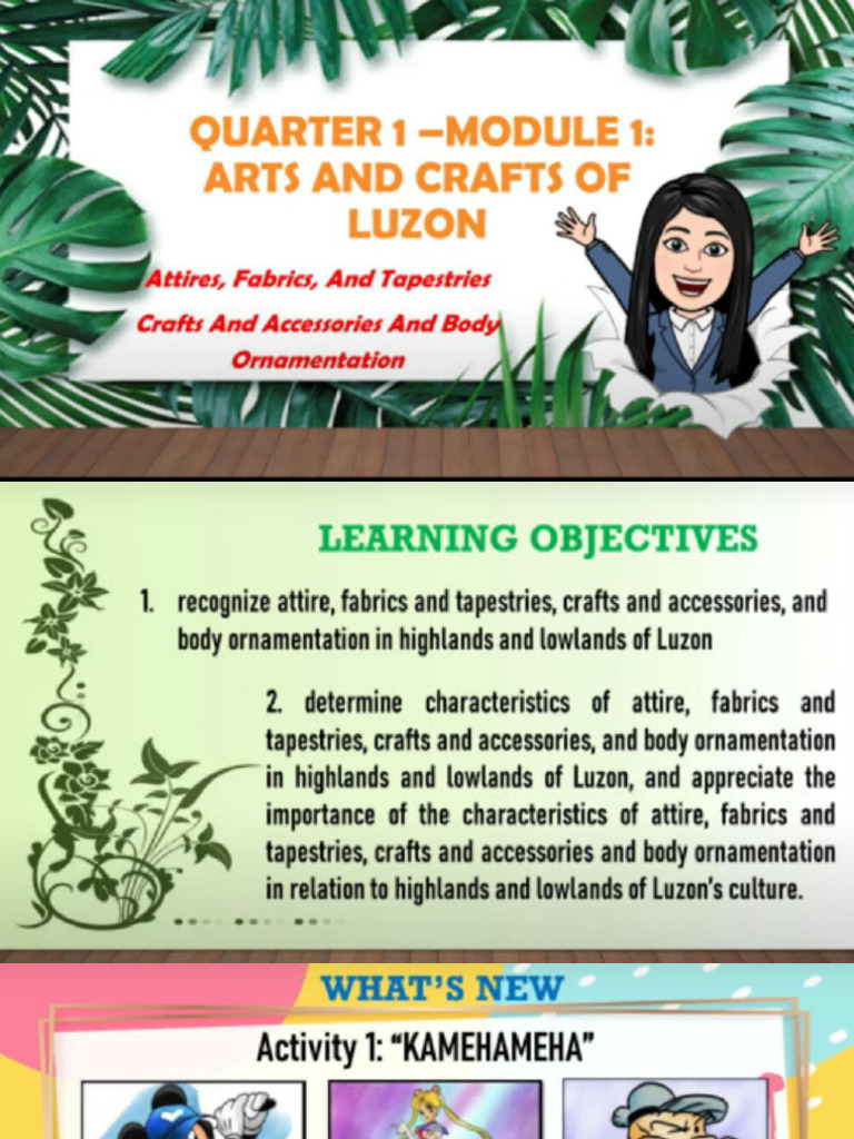 Arts and Crafts of Luzon | PDF