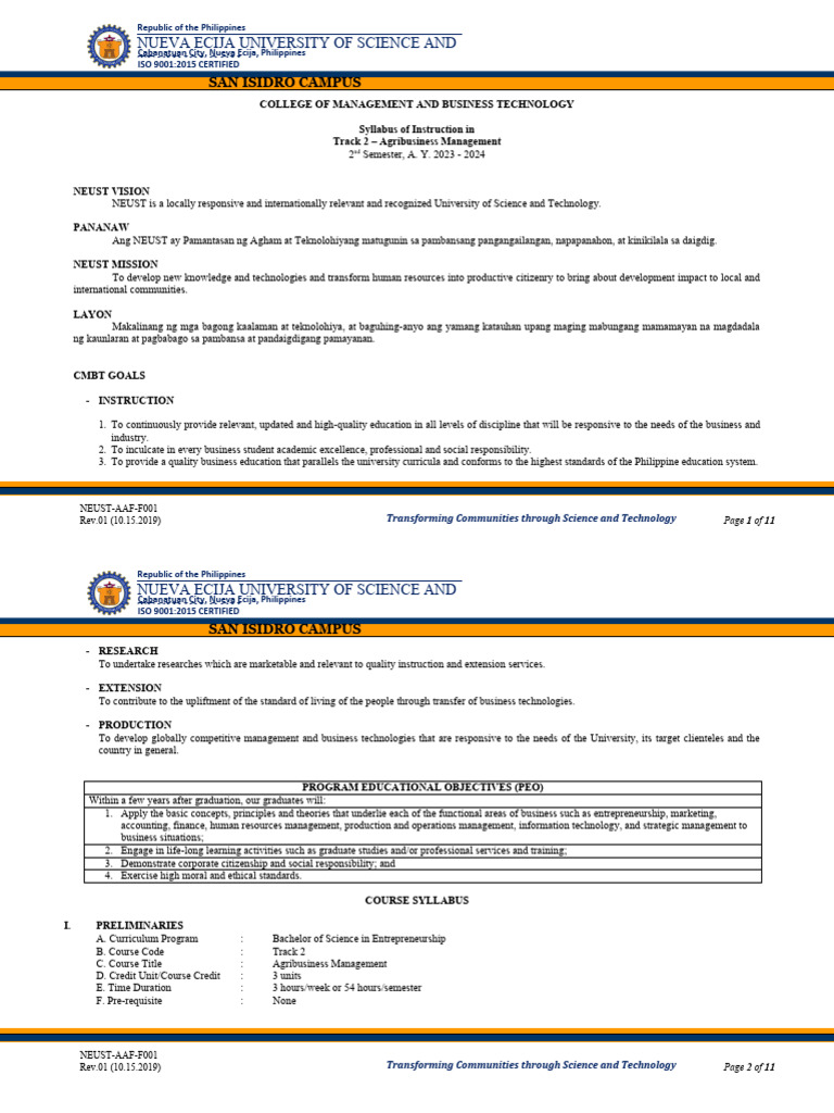 Agribusiness Management | Download Free PDF | Agribusiness | Sustainability